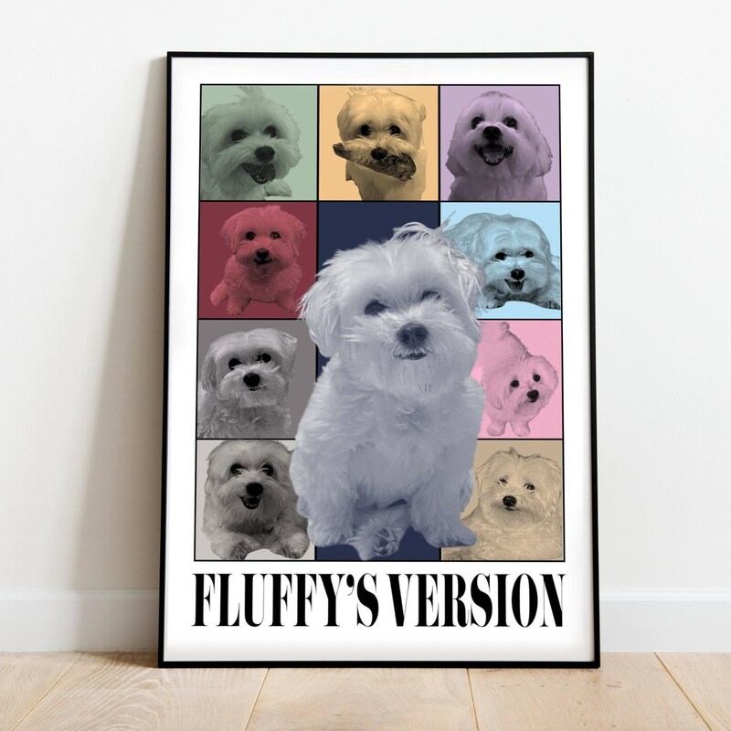 Custom Dog Poster - Etsy