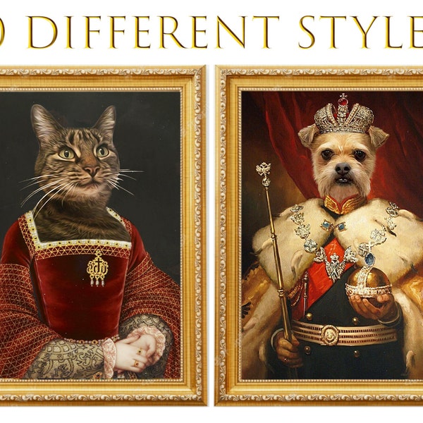 Royal Pet Portrait - Etsy