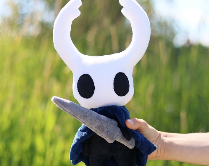 Ghost Plush, 35cm/14" the Knight Plush, Hollow Knight Plushie, Optional ...