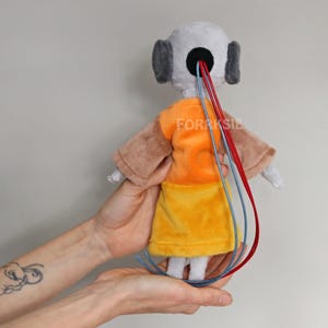 Mini Sliver of Straw, Iterator Plush Rain World, 28cm/11inch, SOS, Rain ...