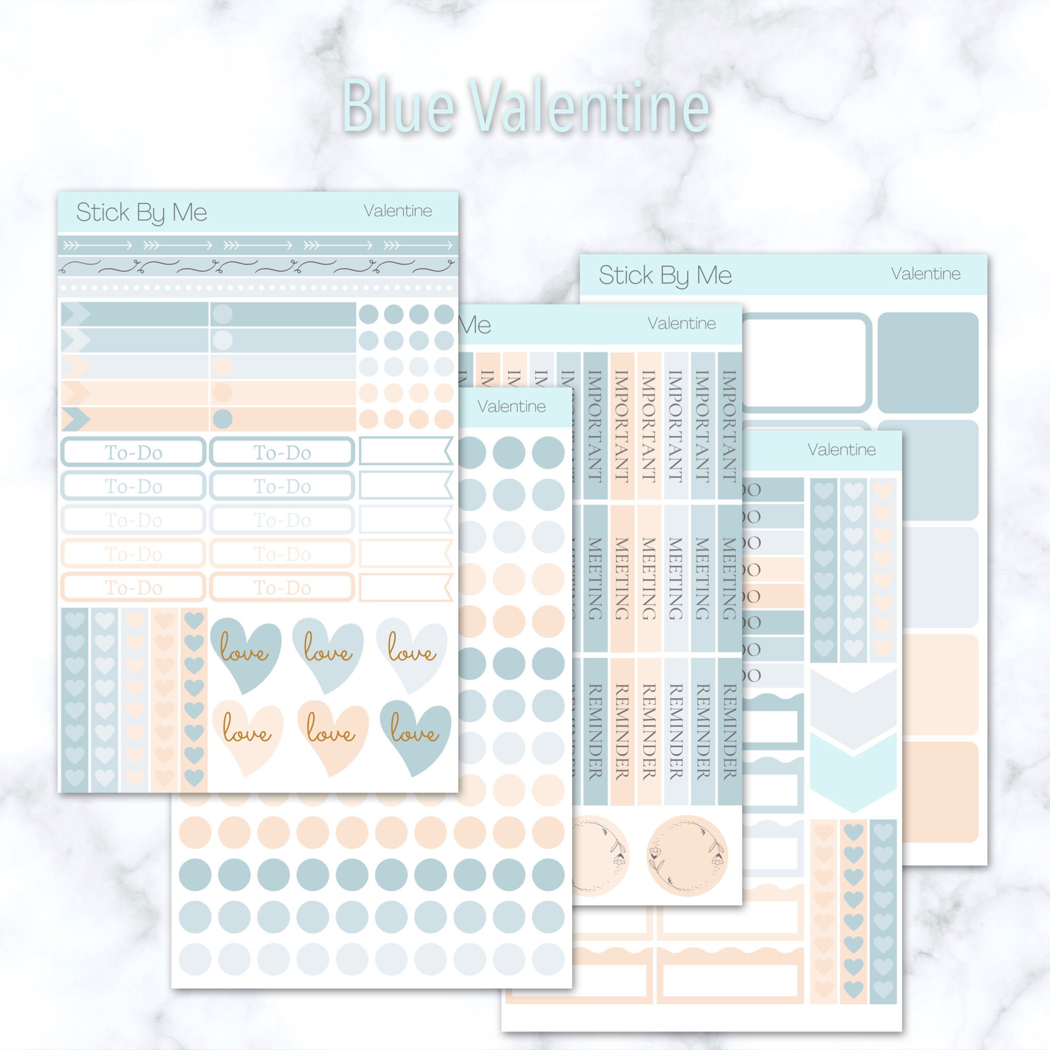 Paper & Party Supplies Stickers Weekly Spread Planner Stickers Erin ...