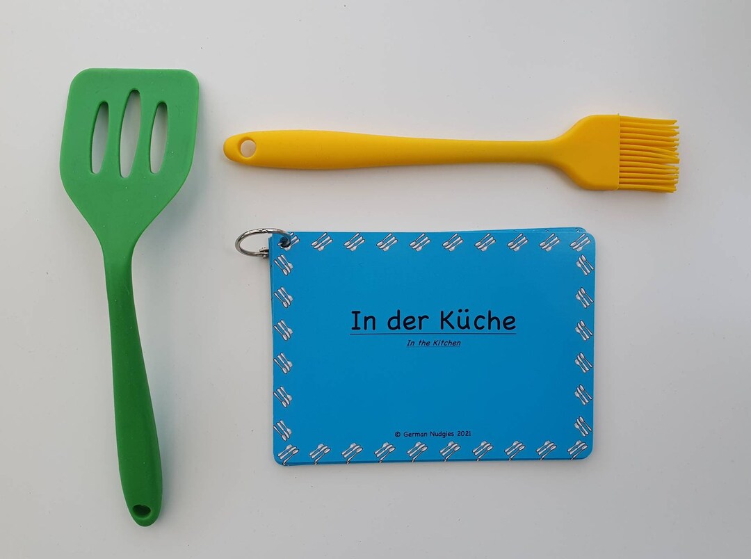 In the Kitchen German Bilingual Flash Cards, in Der Küche, Flashcards ...