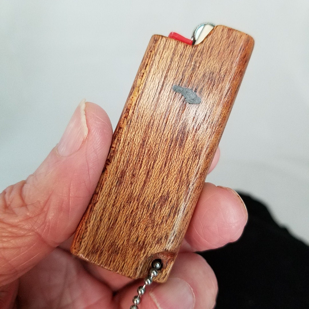 577 Keychain Mini BIC Japanese Teak Wood Purse Size - Etsy