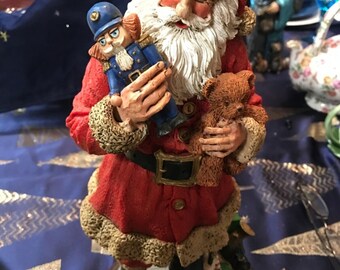Porcelain Santa - Etsy