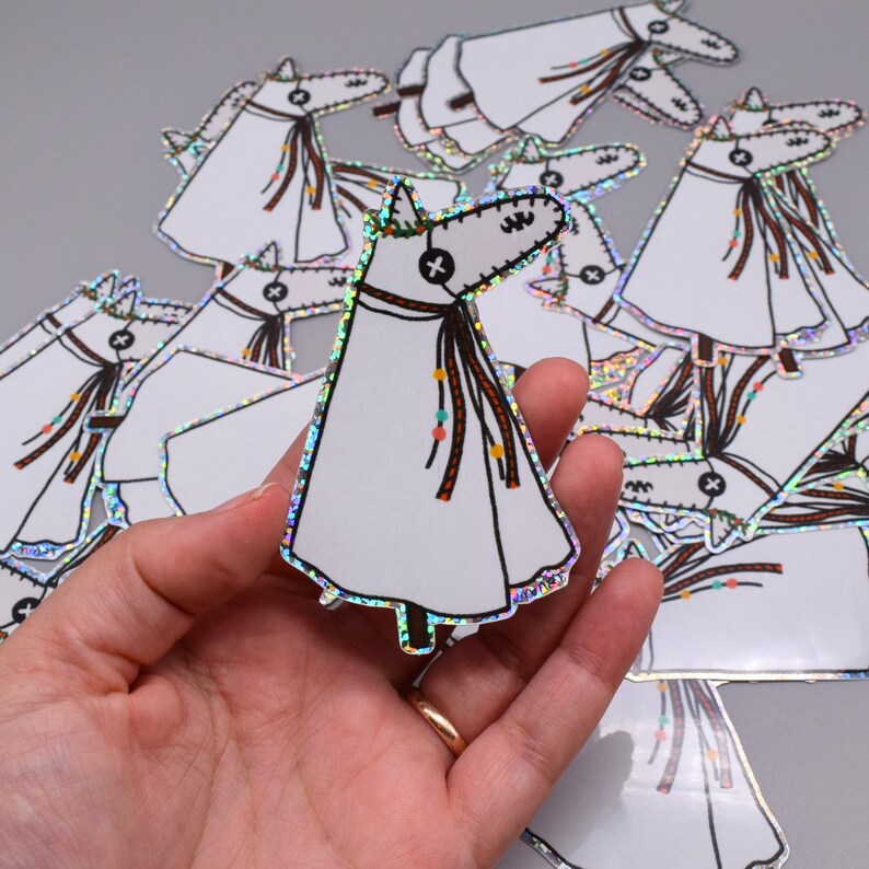 Mari Lwyd Sticker - Etsy