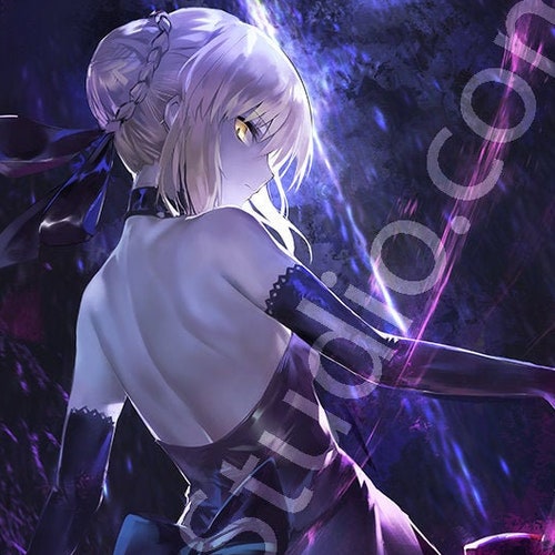 Fate/saber Alter Print 1 L Poster or XL Vinyl Canvas | Etsy