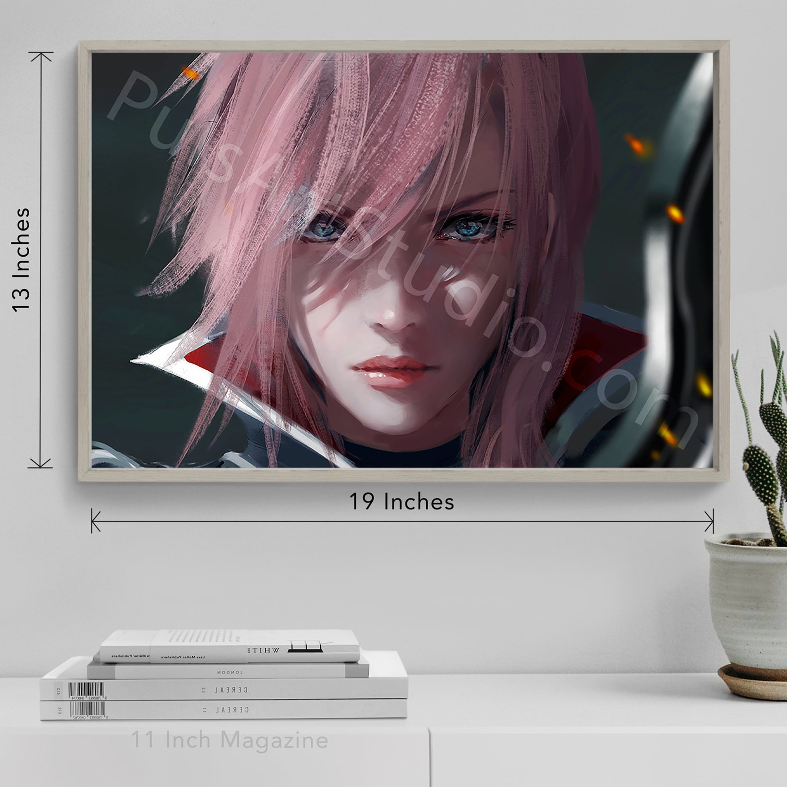 Ffxiii/lightning Print (L Poster or XL Vinyl Canvas) - Etsy