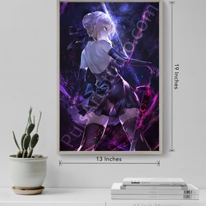 Fate/saber Alter Print #1 (L Poster or XL Vinyl Canvas) - Etsy