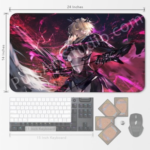 Fate/saber Alter Lancer Print L Poster or XL Vinyl Canvas - Etsy