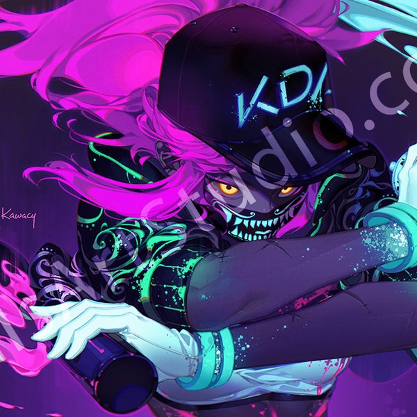 Kda Poster - Etsy