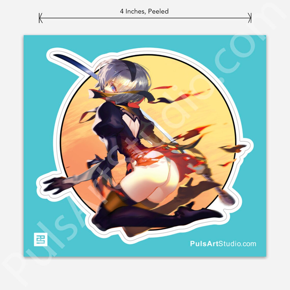 Nier 2B Vinyl Sticker/decal Waterproof Durable | Etsy