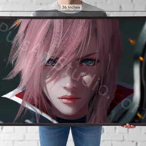 Ffxiii/lightning Print (L Poster or XL Vinyl Canvas) - Etsy