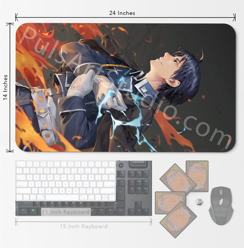 Fma/roy Mustang Print L Poster or XL Vinyl Canvas | Etsy