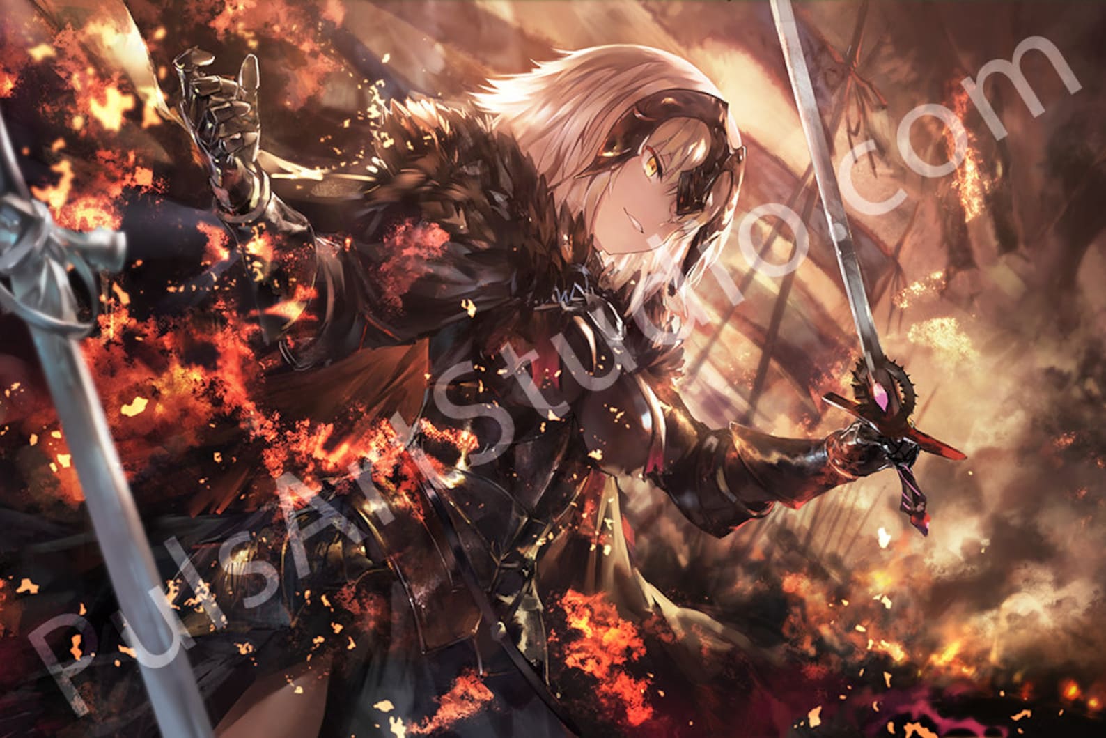 Fate/jeanne Alter Print 1 L Poster or XL Vinyl Canvas - Etsy