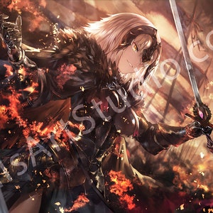 Fate/jeanne Alter Print #1 (L Poster or XL Vinyl Canvas) - Etsy