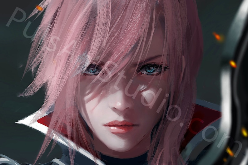 Ffxiii/lightning Print (L Poster or XL Vinyl Canvas) - Etsy