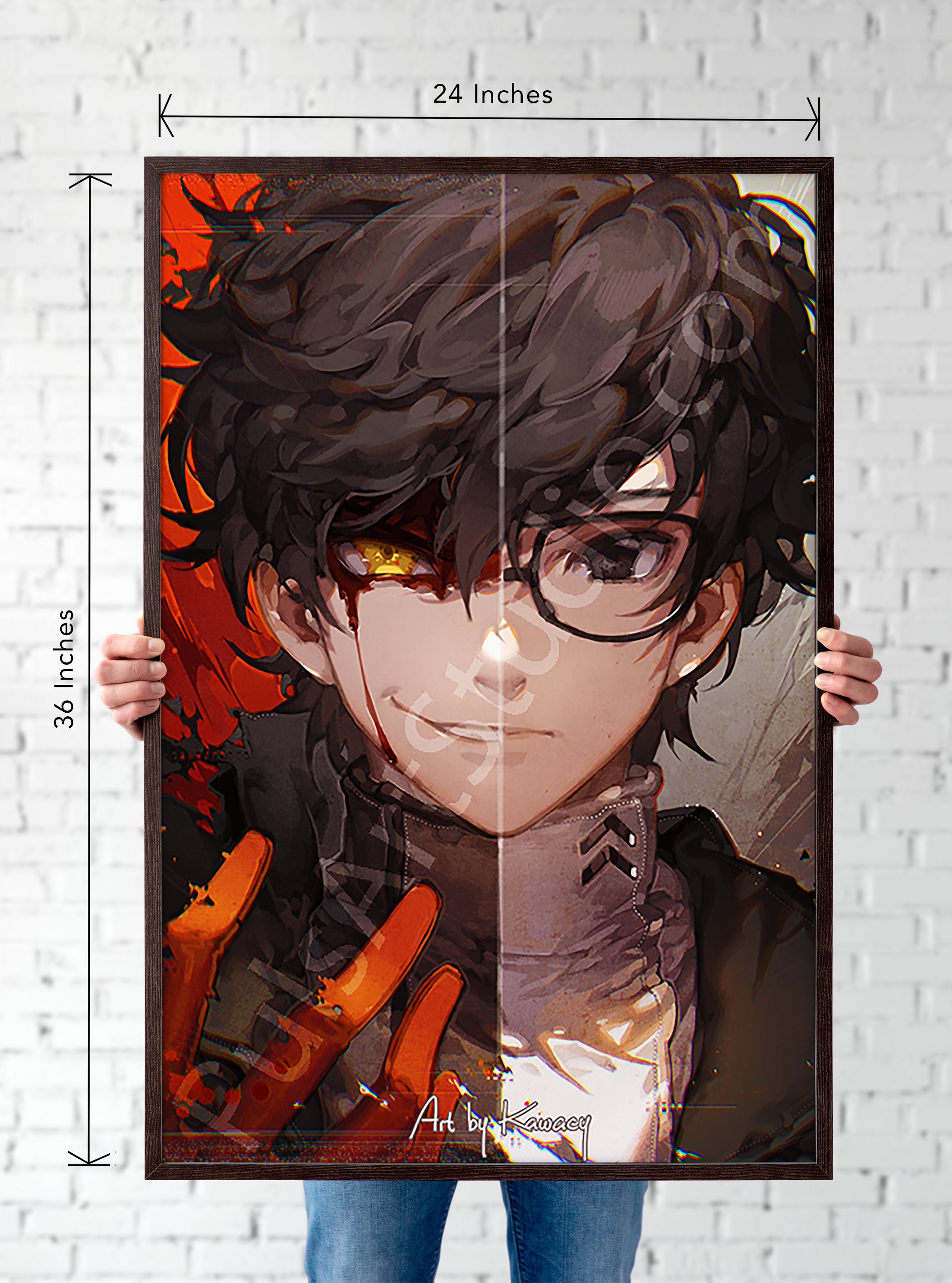 Persona 5 p5/joker light and Shadow Print L - Etsy