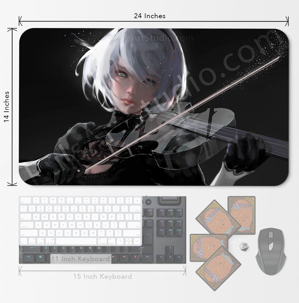 Nier Automata/2b Print (L Poster or XL Vinyl Canvas) - Etsy