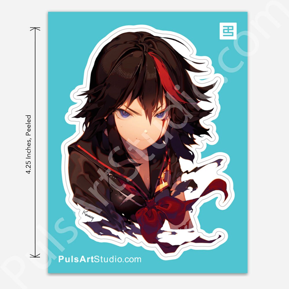 KLK | Ryuko Matoi | Vinyl Sticker/decal | Waterproof, Durable, Uv ...