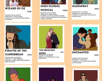 Mini Movie Posters - Etsy