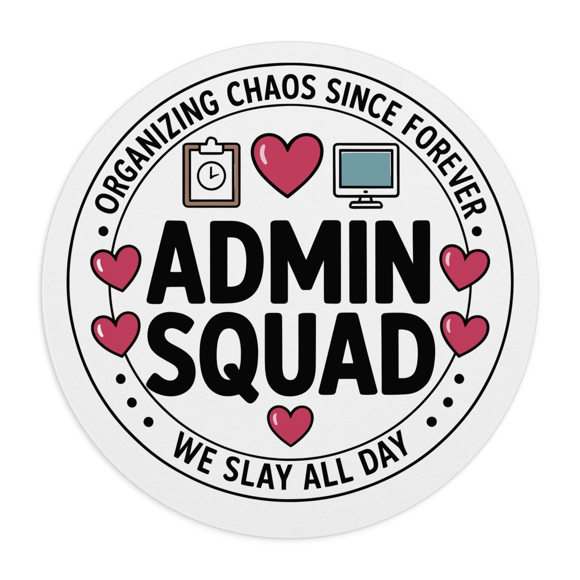 Admin Squad Mouse Pad | Funny Office Gift for Admin Assistants | We ...