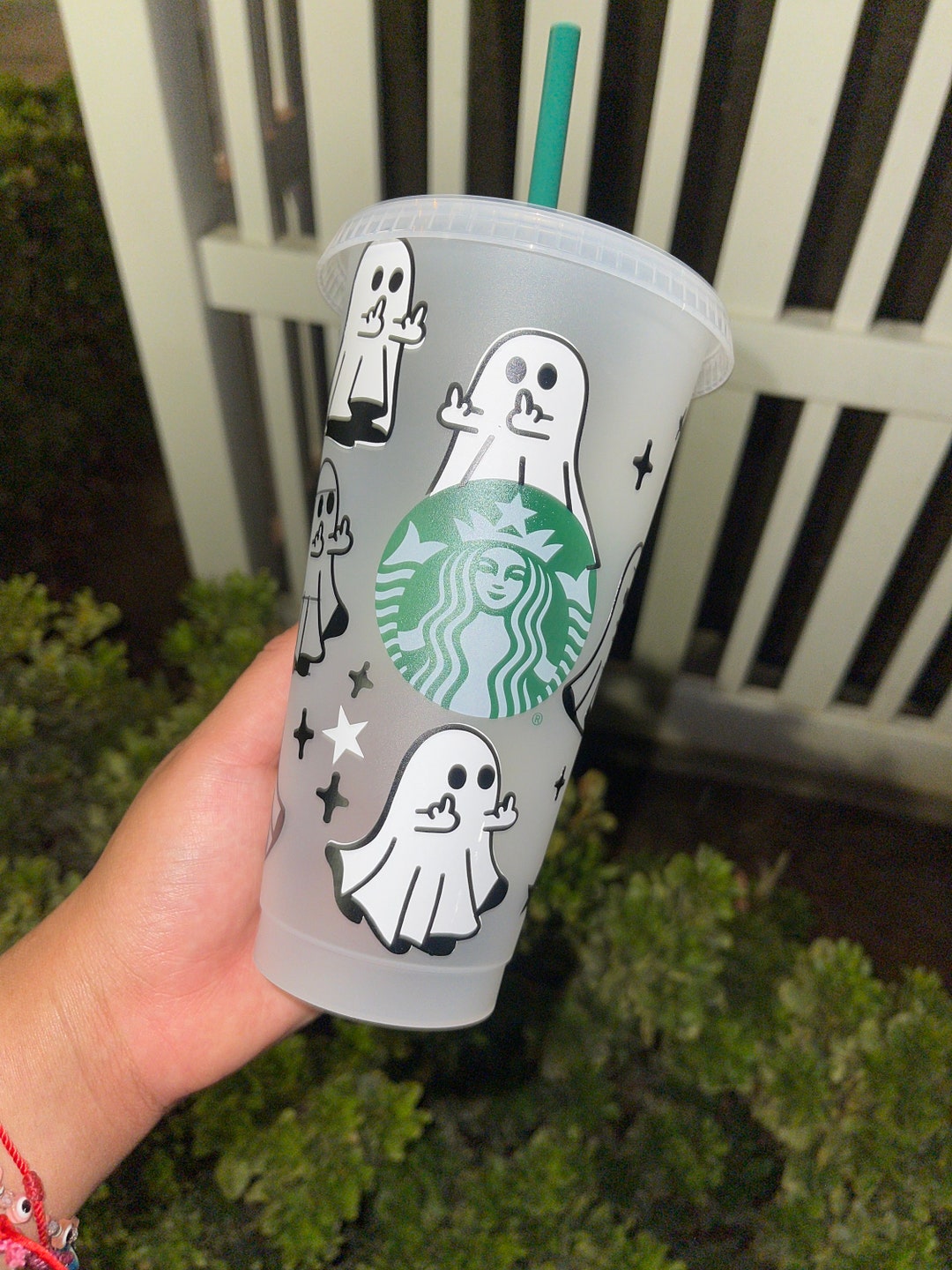 Spooky Season Middle Finger Ghost Cup - Etsy