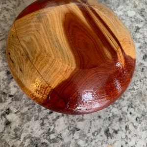 Cedar Wood Decorative Bowl. Serving Bowl. Rustic Style Bowl - Etsy
