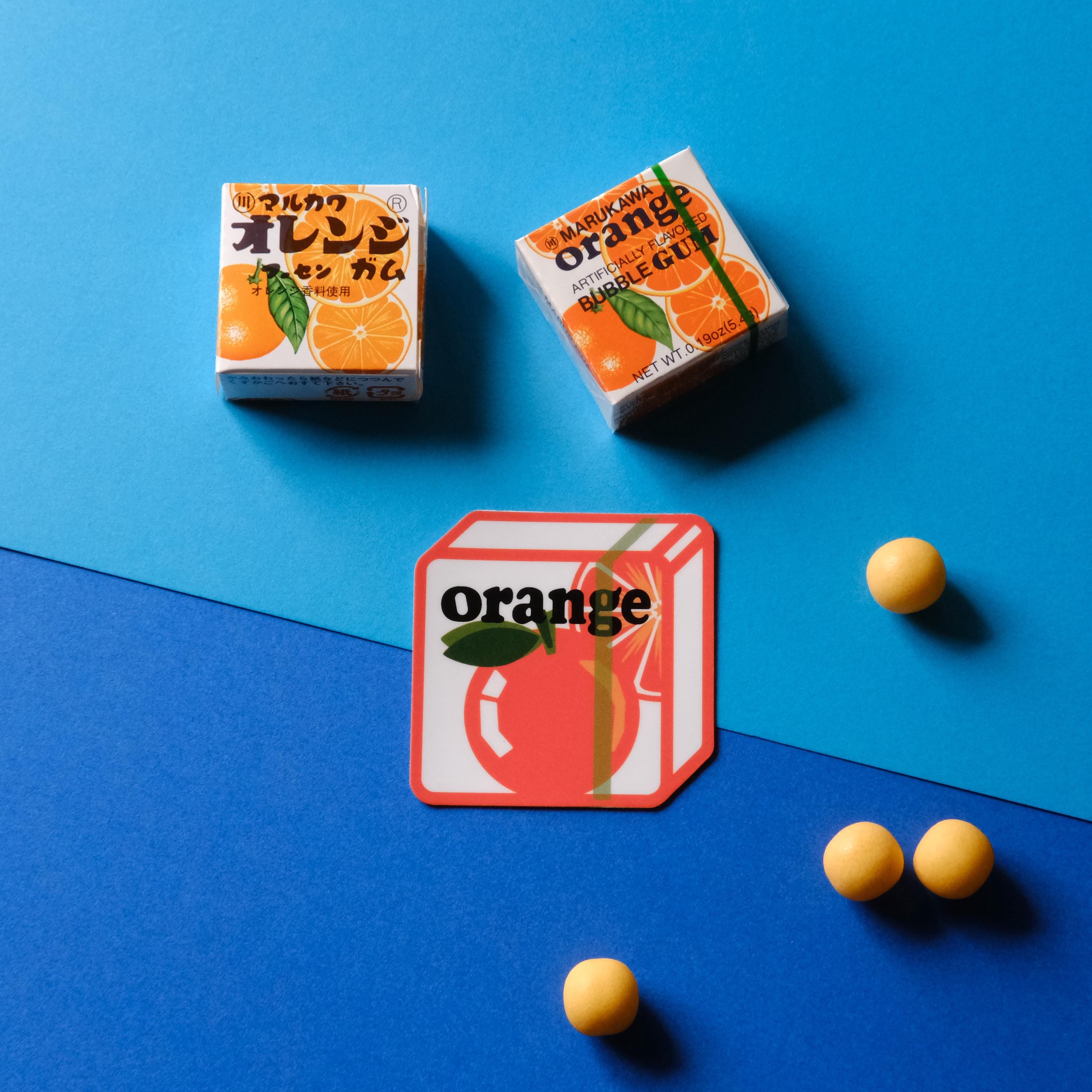 Marukawa Gum Box Sticker - Asian Snacks - Etsy