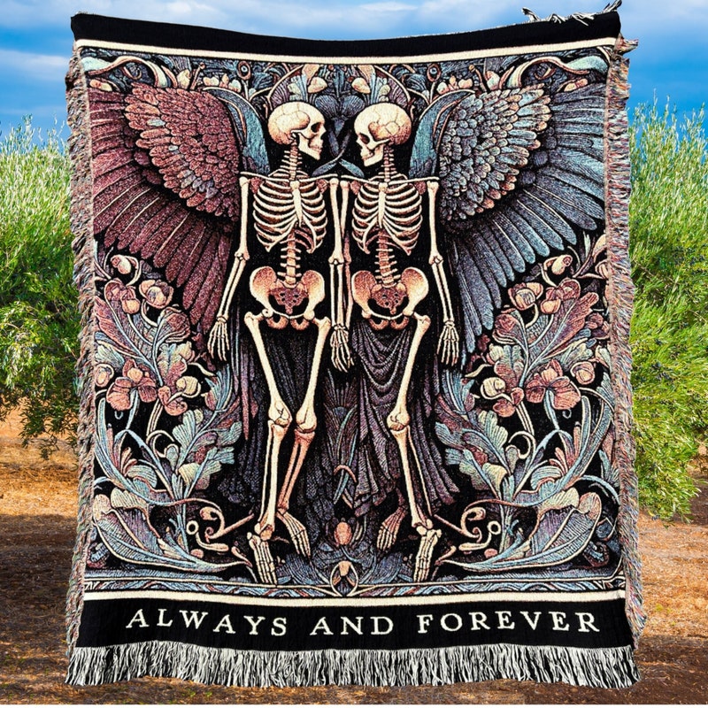 Skeleton Tapestry - Etsy