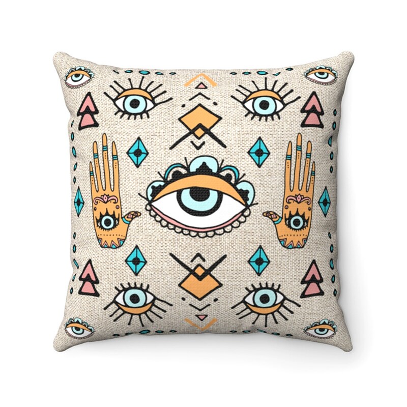 Evil Eye Pillow - Etsy
