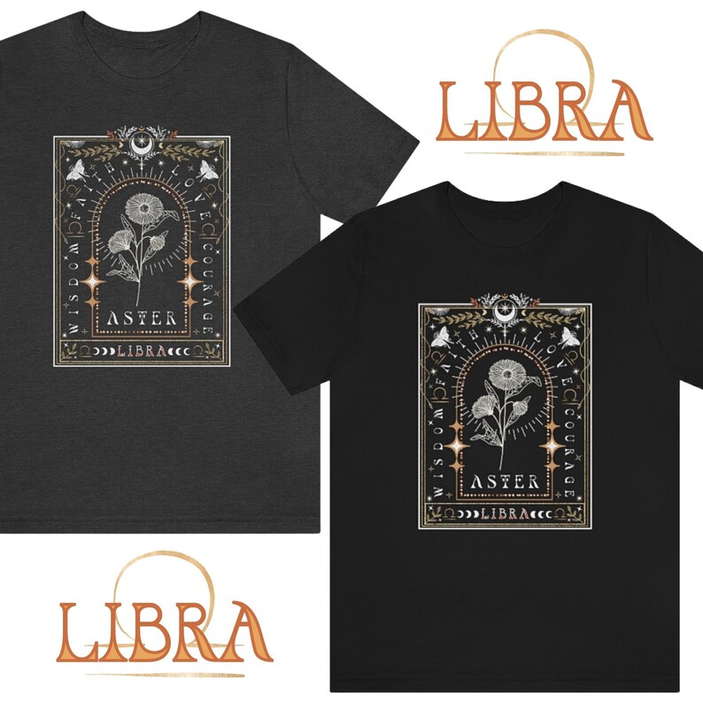 SEPTEMBER Flower Birth Flower Shirt Libra Gifts Virgo Zodiac - Etsy