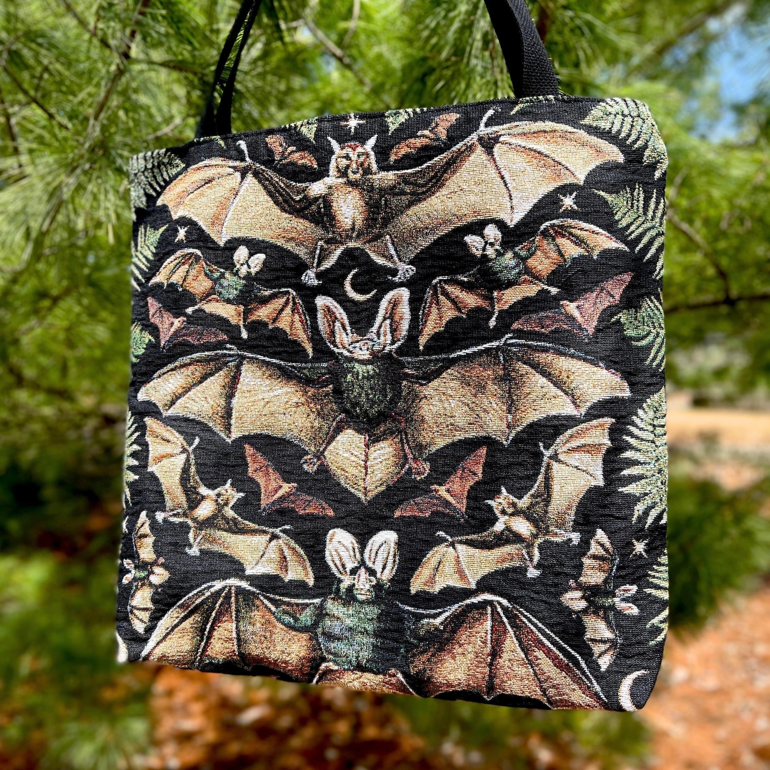 BAT TOTE BAG Bat Bag Dark Academia Tote Bat Gifts Bat - Etsy