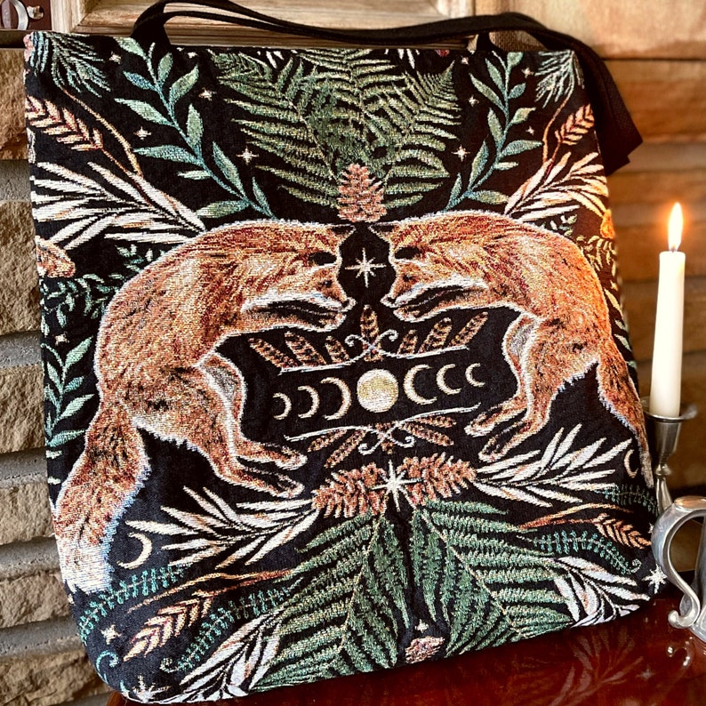 BAT TOTE BAG Bat Bag Dark Academia Tote Bat Gifts Bat - Etsy