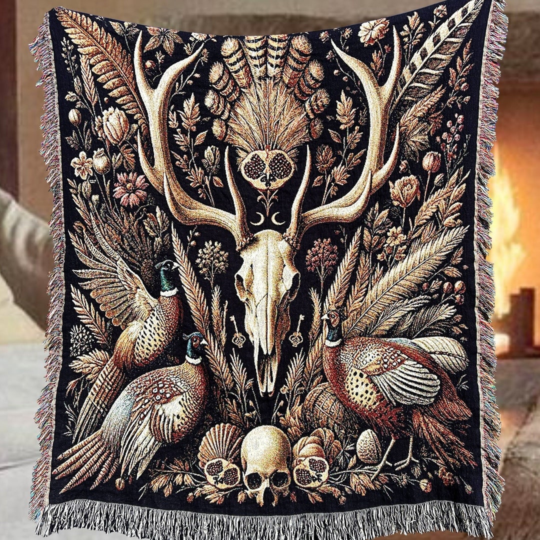 HADES PERSEPHONE Woven BLANKET Greek Mythology Woven Throw Blanket ...