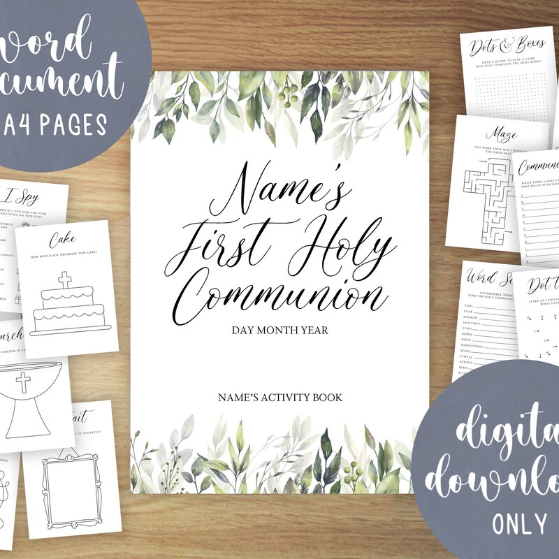 Communion Coloring Kit - Etsy UK