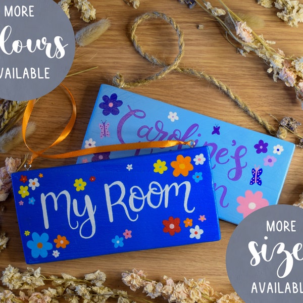 Personalised Bedroom Door Sign Hanging Boy - Etsy