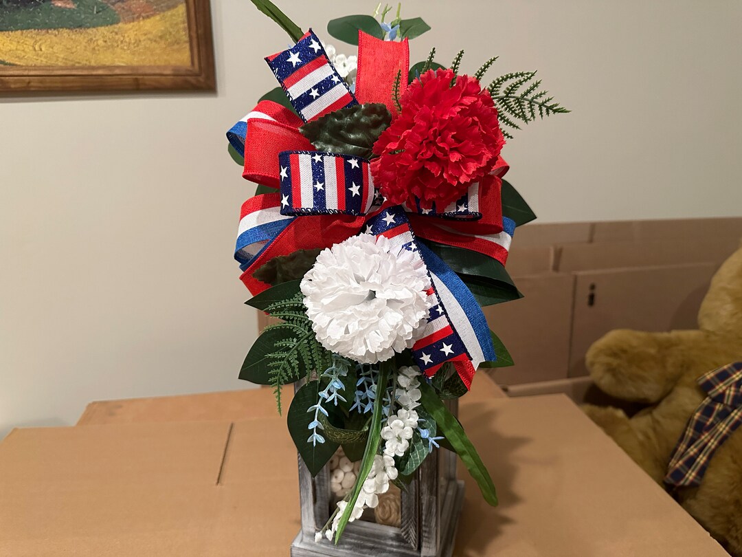 Custom Patriotic Lantern Topper for Veena - Etsy
