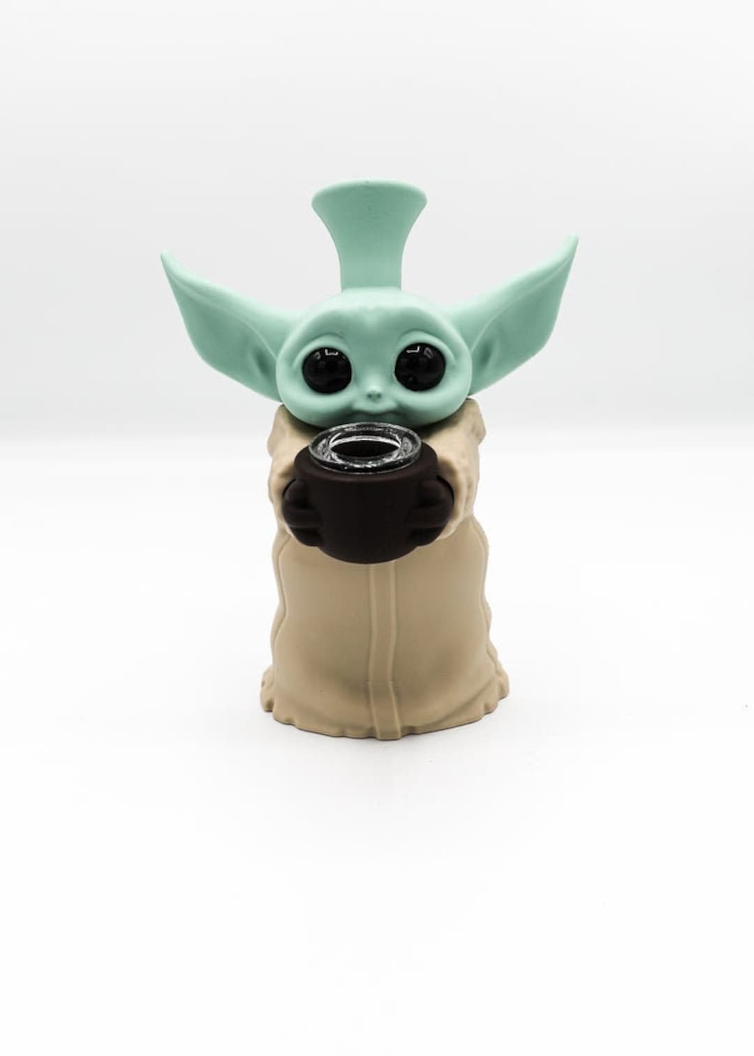 Baby Yoda Collectible Pipe Free Replacement Glass New Grogu Mandalorian ...