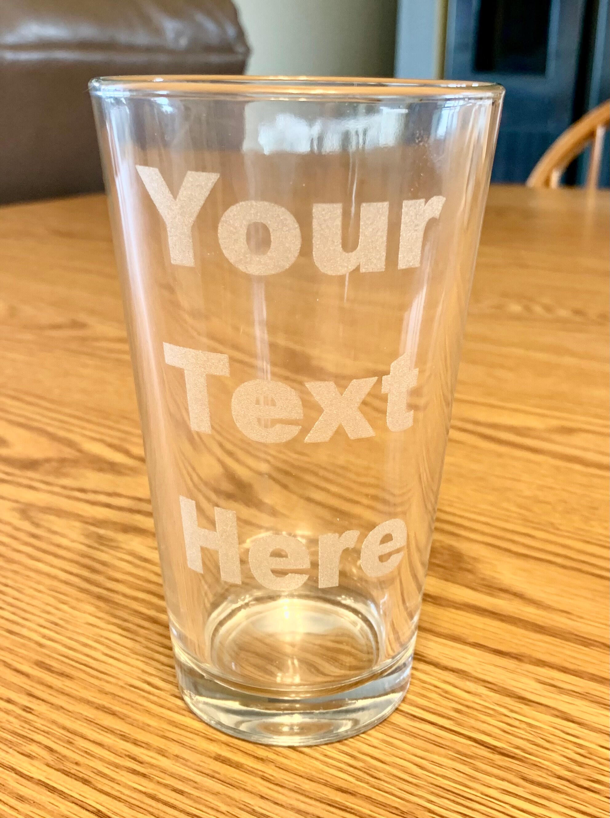 Custom Pint Glasses Etsy