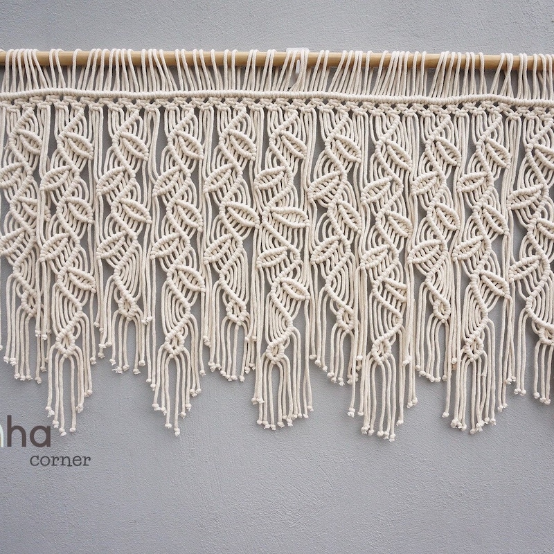 Macrame Valance - Etsy