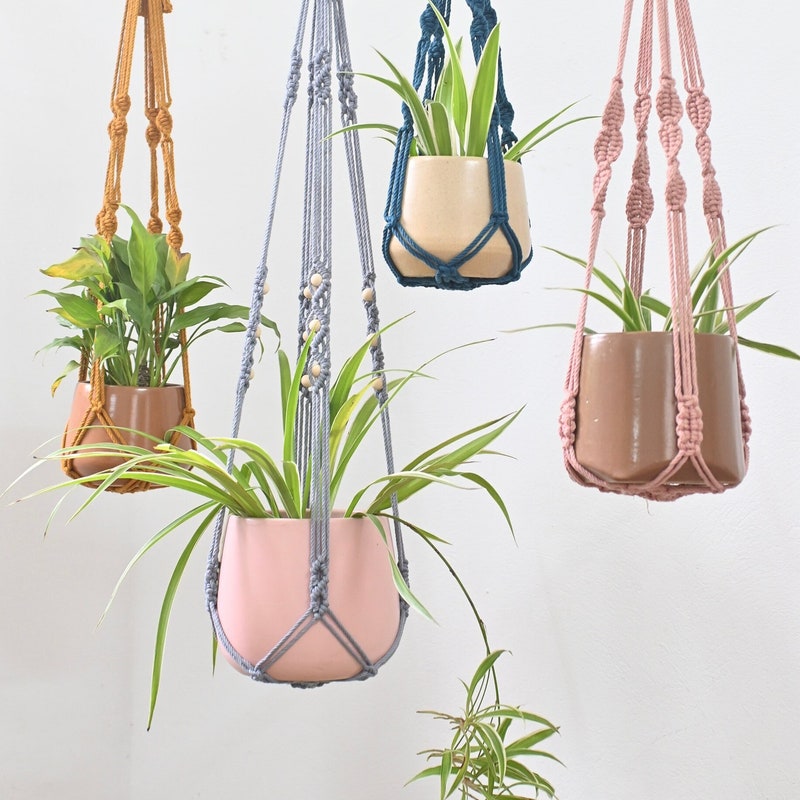 Indoor Plant Pot Beige - Etsy