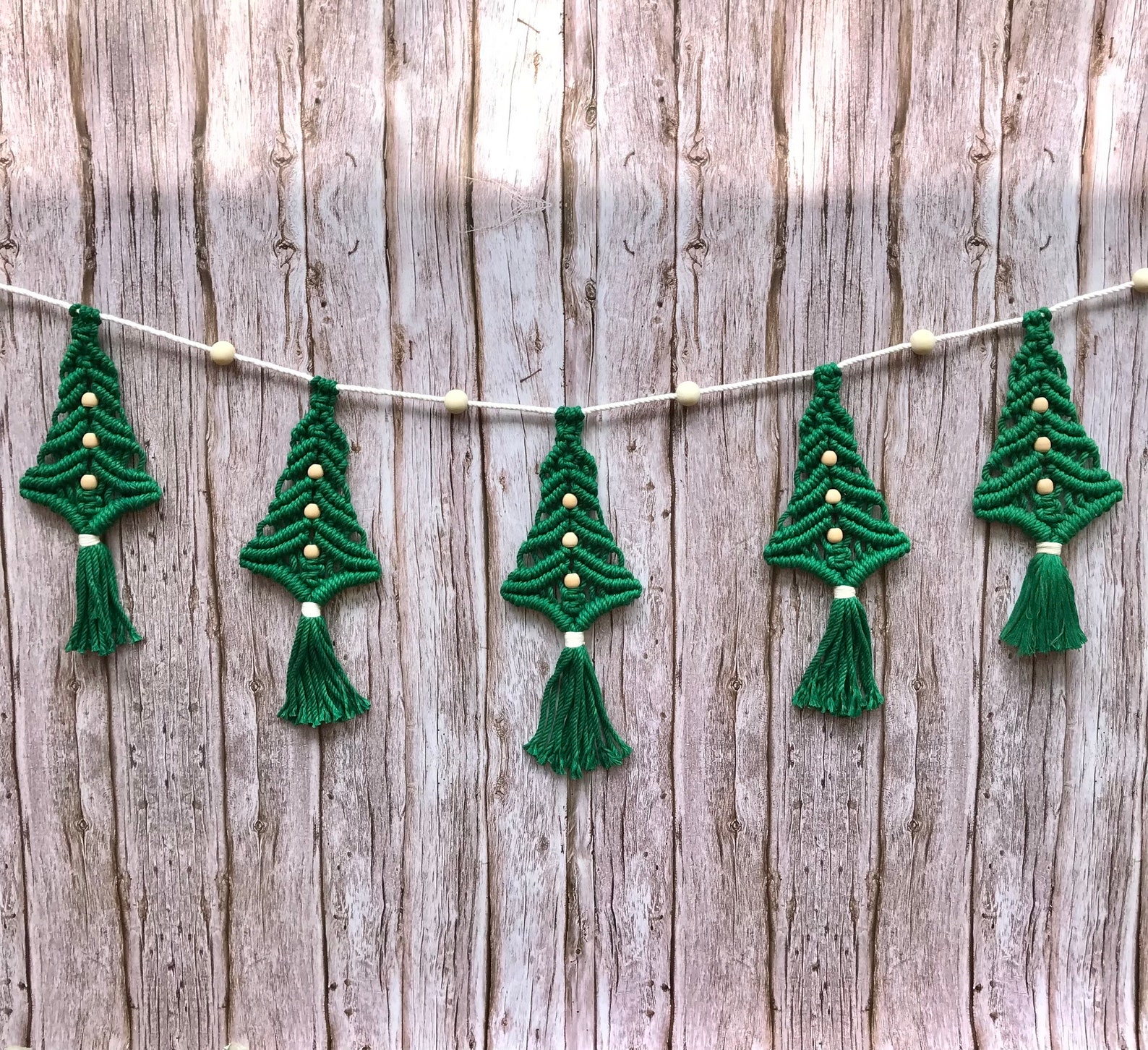 Mini Christmas Tree Garland Christmas Decor Christmas - Etsy