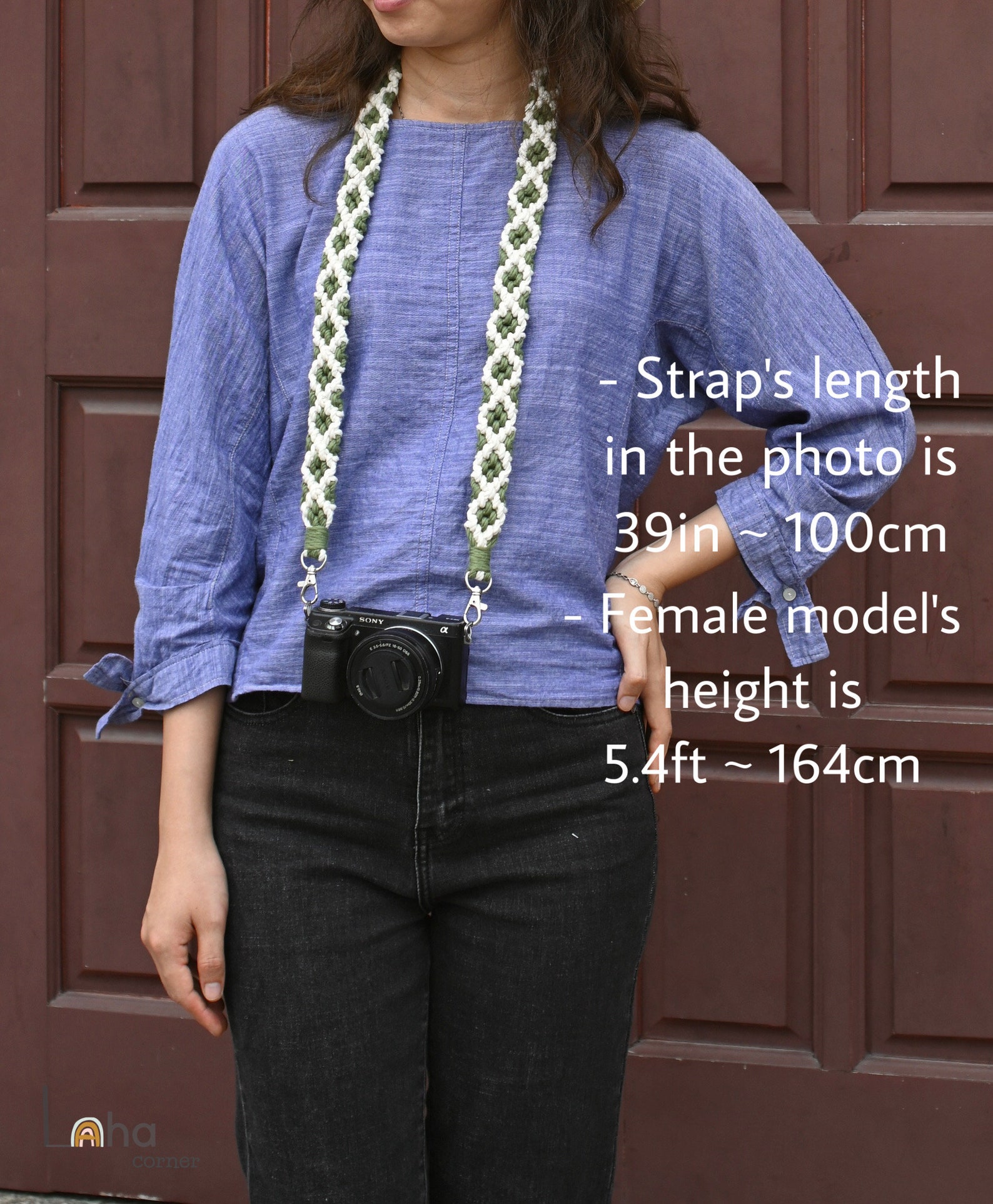 Boho Macrame Camera Strap Personalized, Custom Cotton DSLR Strap ...