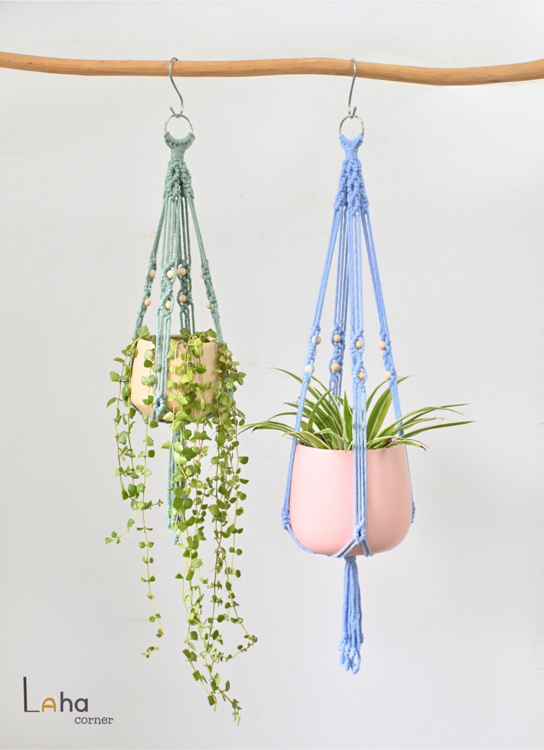 Decorative Pot Holder, Planter Hanger With Color Options, Flower Pot ...