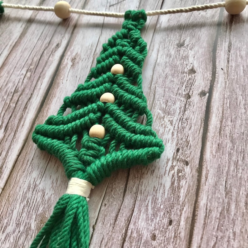 Mini Christmas Tree Garland Christmas Decor Christmas - Etsy
