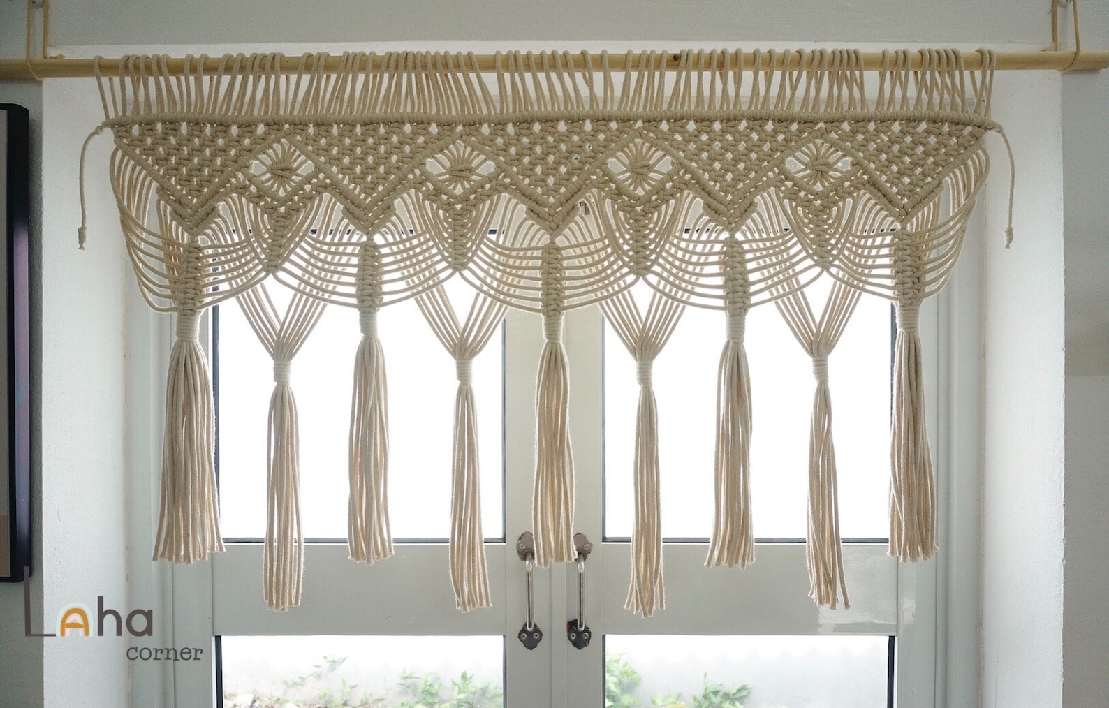 Macrame Window Valance Handmade Window Topper Valance - Etsy