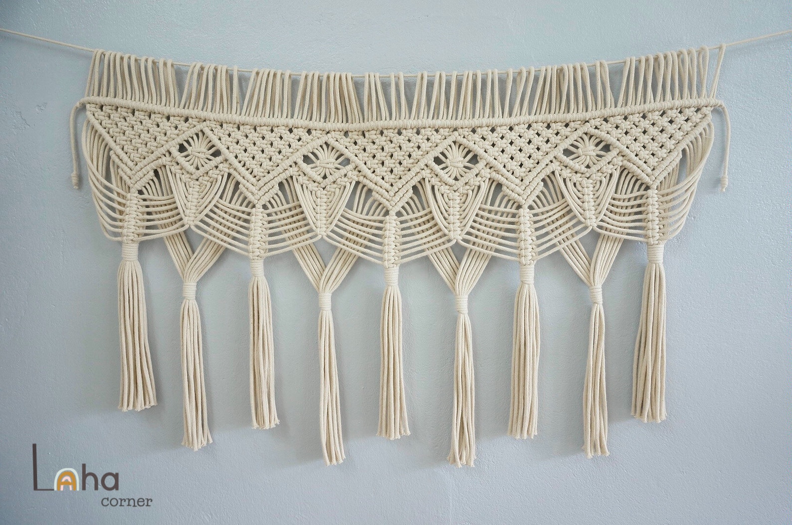 Macrame Window Valance Handmade Window Topper Valance - Etsy