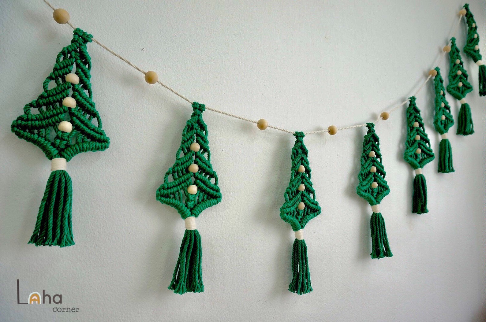 Mini Christmas Tree Garland Christmas Decor Christmas - Etsy