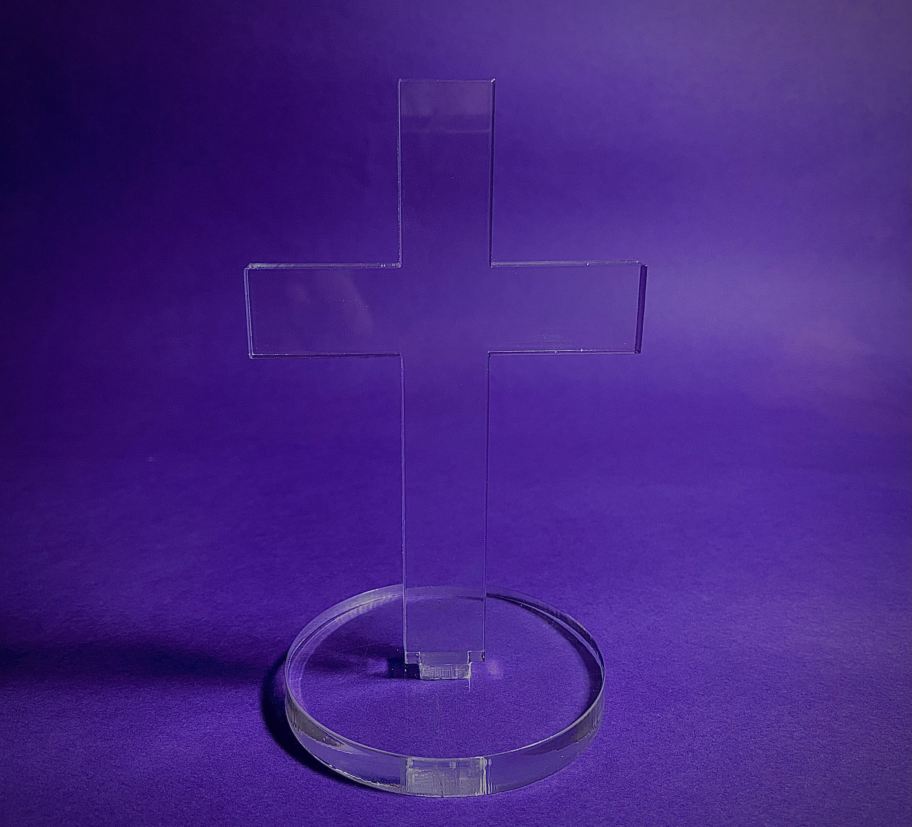 Standing Cross Mold With Base Two Part Silicone Mould Crucifix for ...