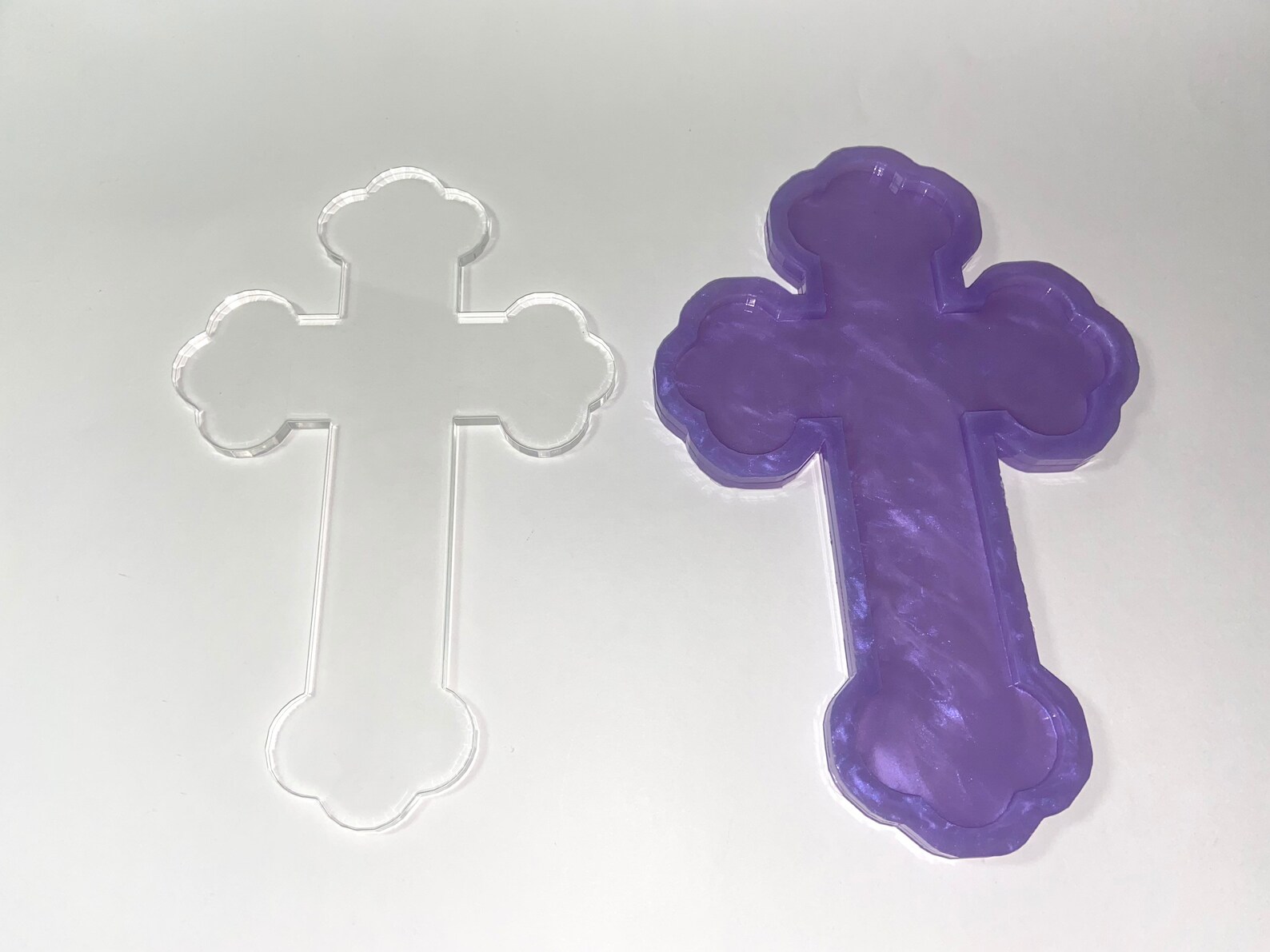 Orthodox Cross Mold 8” Large Cross Mold Resin Crafts Thick Deep ...